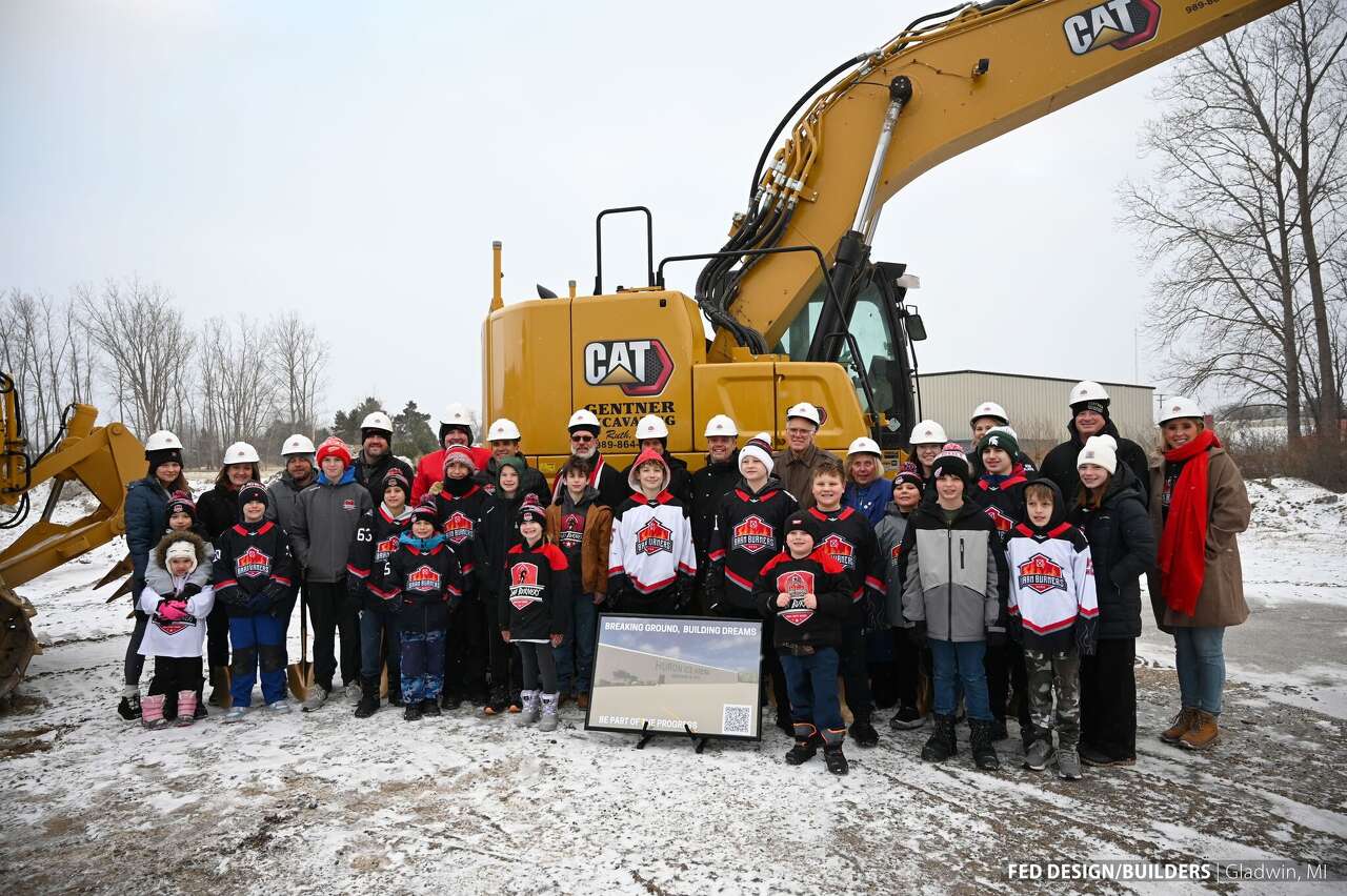Ground broken on Huron Ice Arena as long-planned community project ...