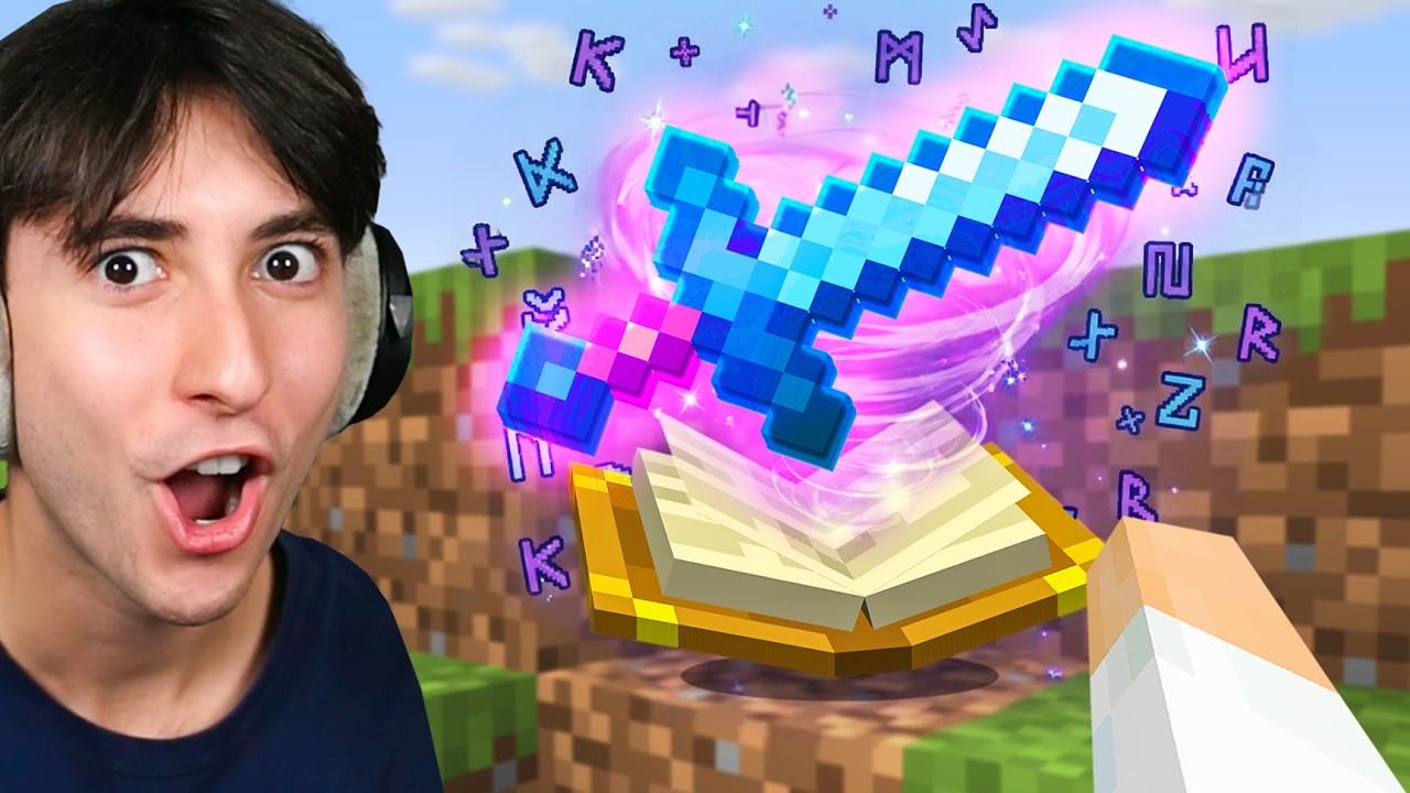 Minecraft, but every drop is magic