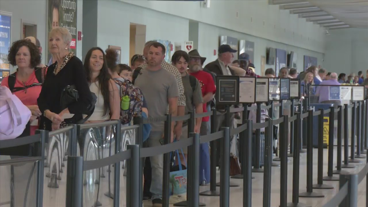 Checking in on airport holiday travel at ECP