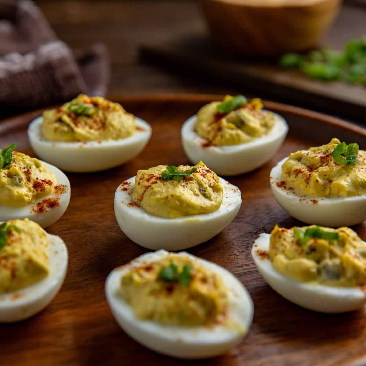 Cajun deviled eggs