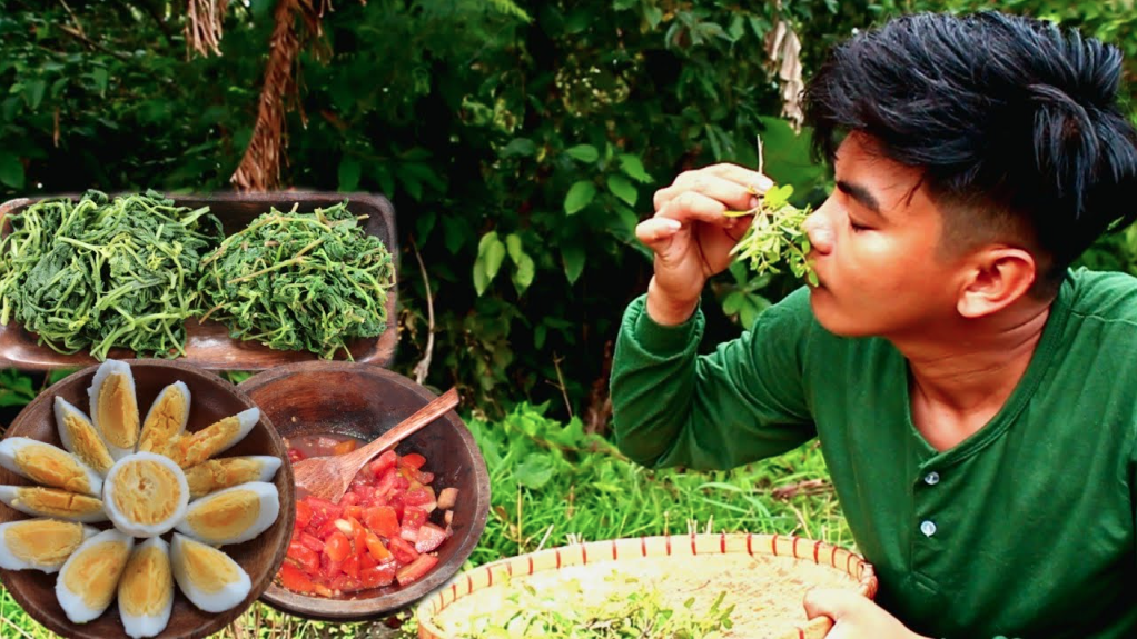 Harvesting duck eggs and fresh arugula | Ilocano farm cooking