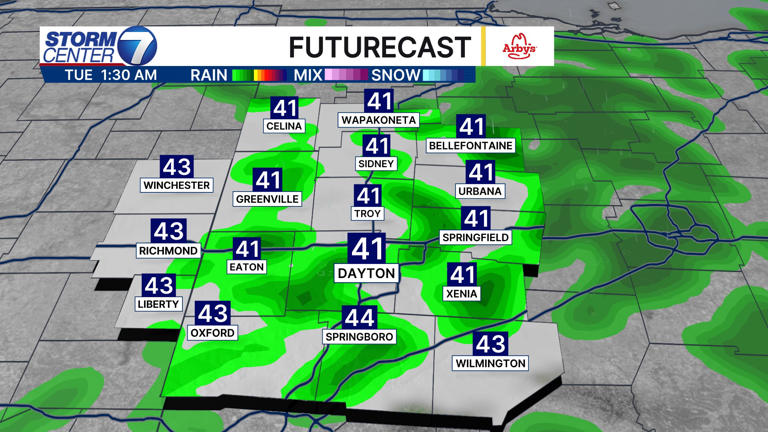 Mild temperatures stick around, few rain chances this week