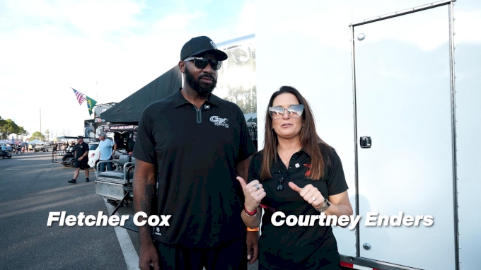 Fletcher Cox explains why he races at the Winter Series