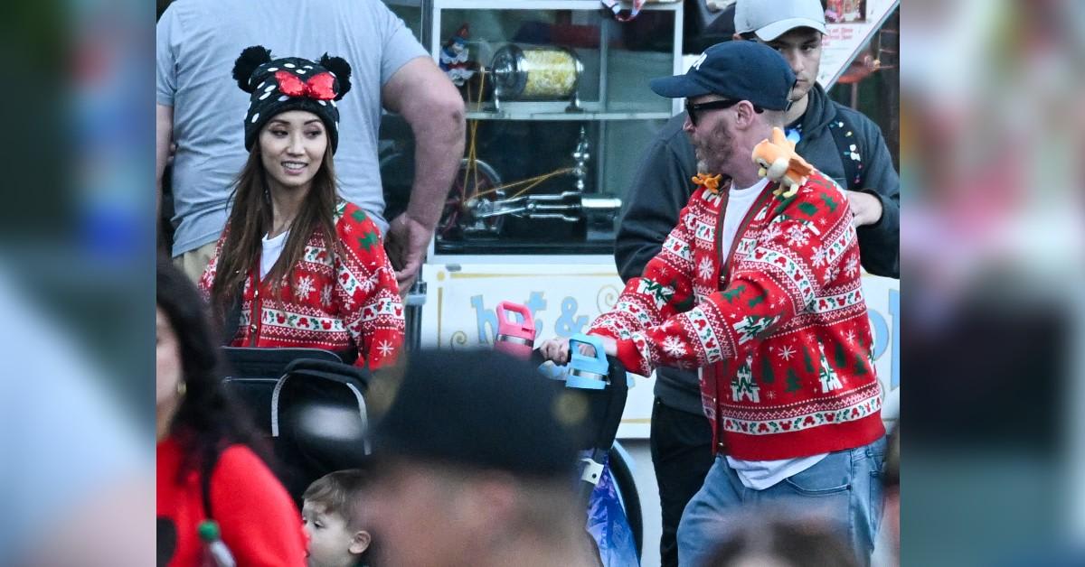 Macaulay Culkin and Brenda Song twin in festive holiday sweaters on ...