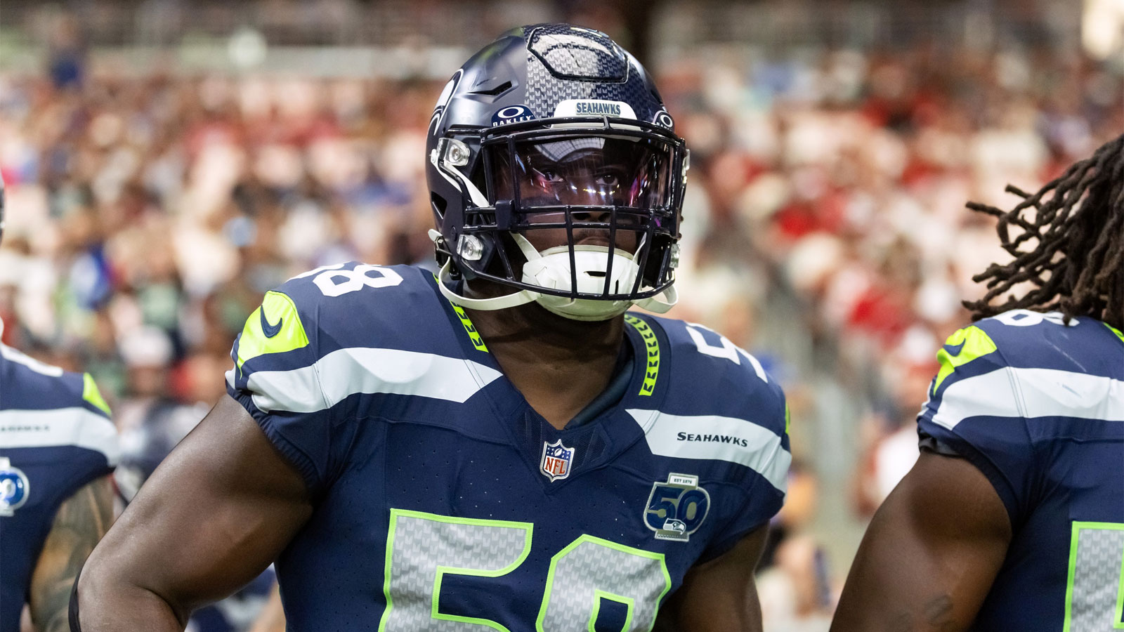 1-game suspension of Seahawks’ Derick Hall for stomping on Rams O ...