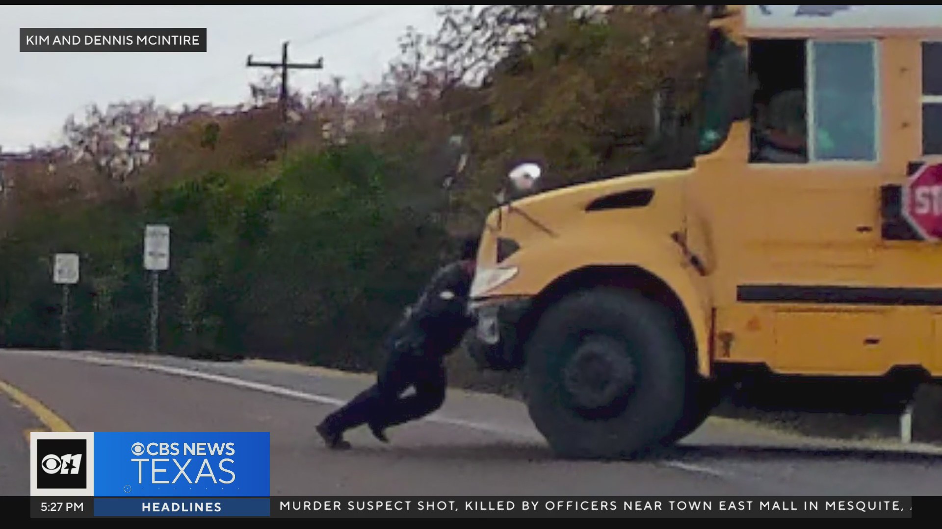 Viral video shows North Texas school resource officer pushing bus full ...