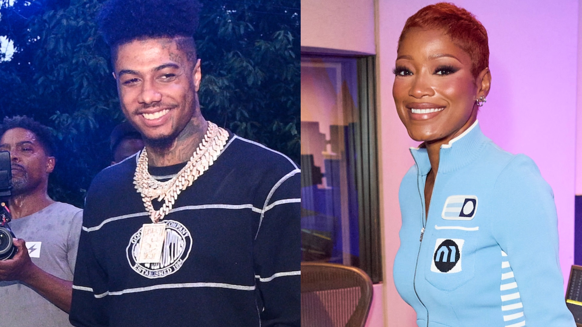 Blueface Gets Jealous As Keke Palmer Calls His Engineer 'Boo' During ...