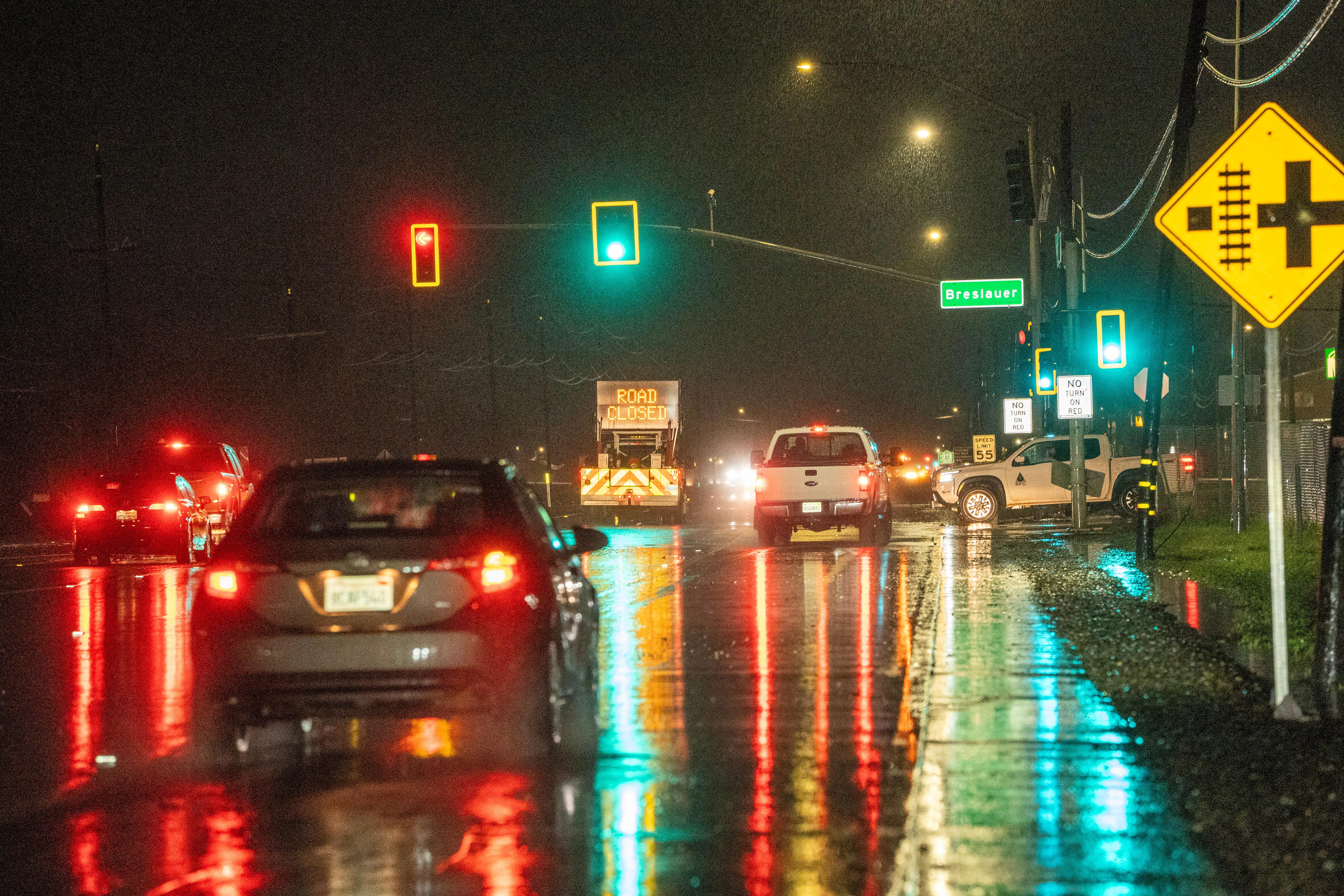 Freaky Christmas week rainstorm floods some Redding businesses