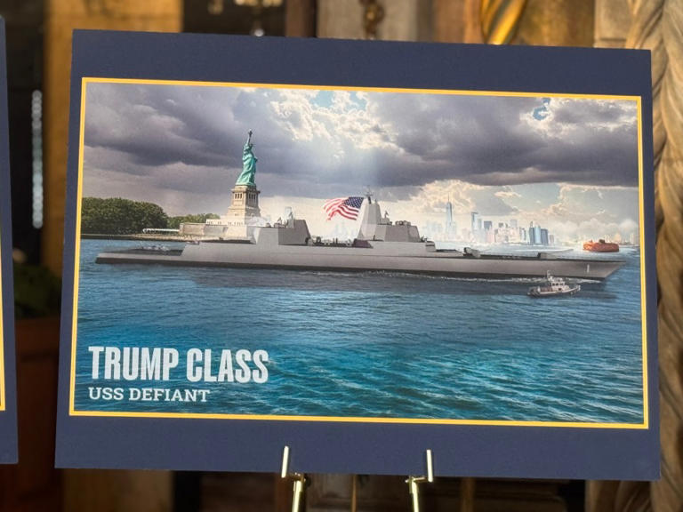 Live: Trump to announce new battleship USS Defiant amid Venezuela tensions