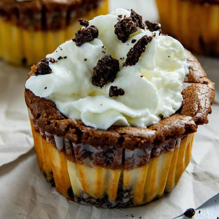 Mini Nutella Oreo cheesecakes