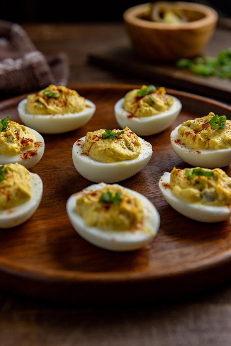 Cajun deviled eggs
