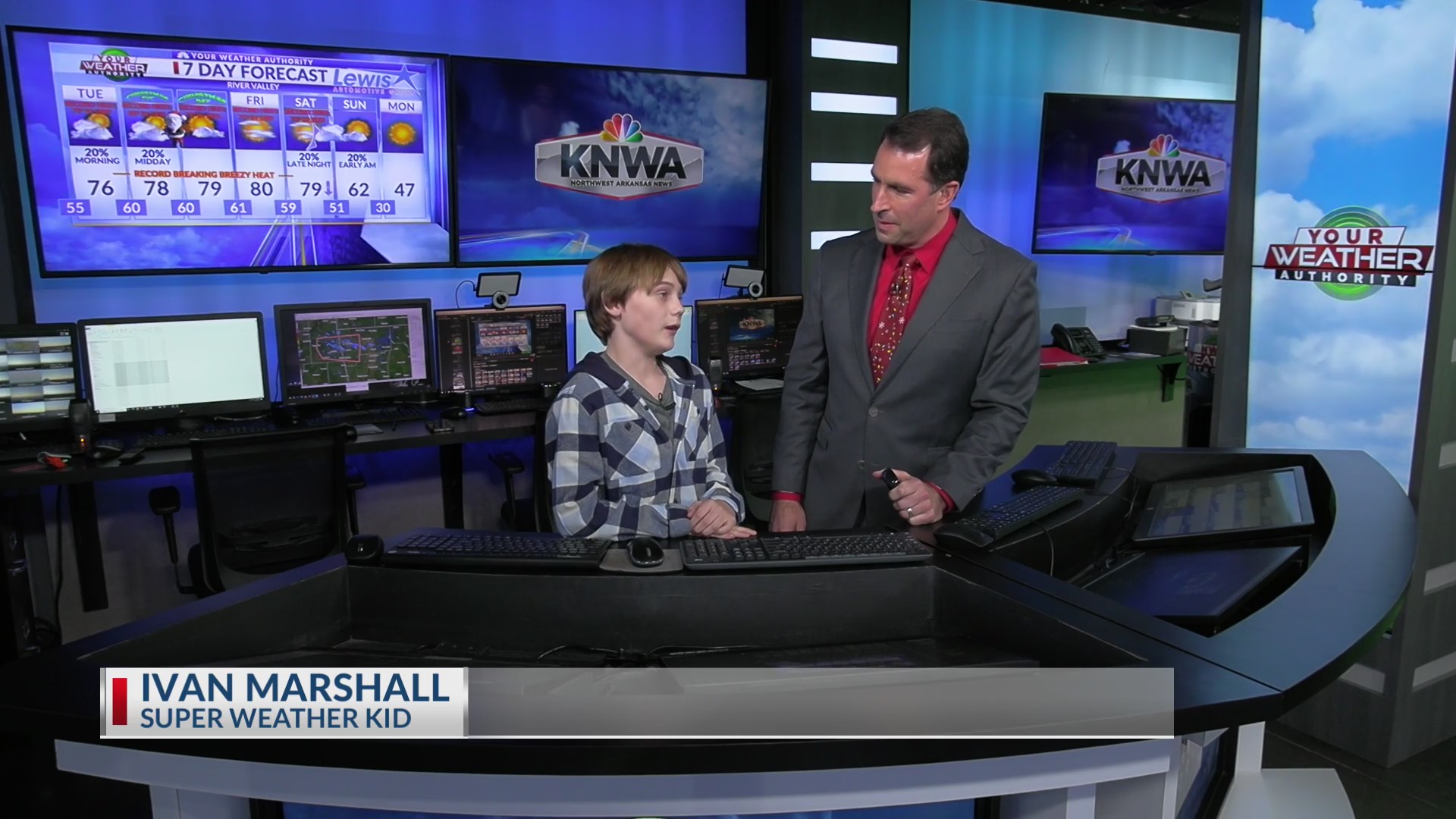 Super weather kid: Ivan Marshall