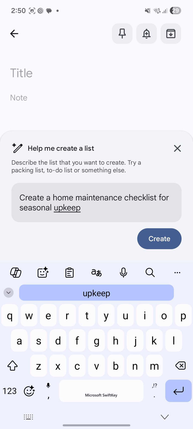 I started using Gemini to create notes in Google Keep, and it's been a ...