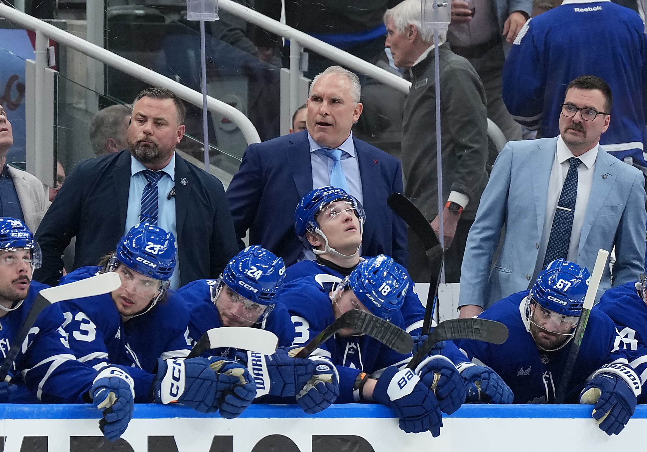 Maple Leafs fire coach in first shoe to drop