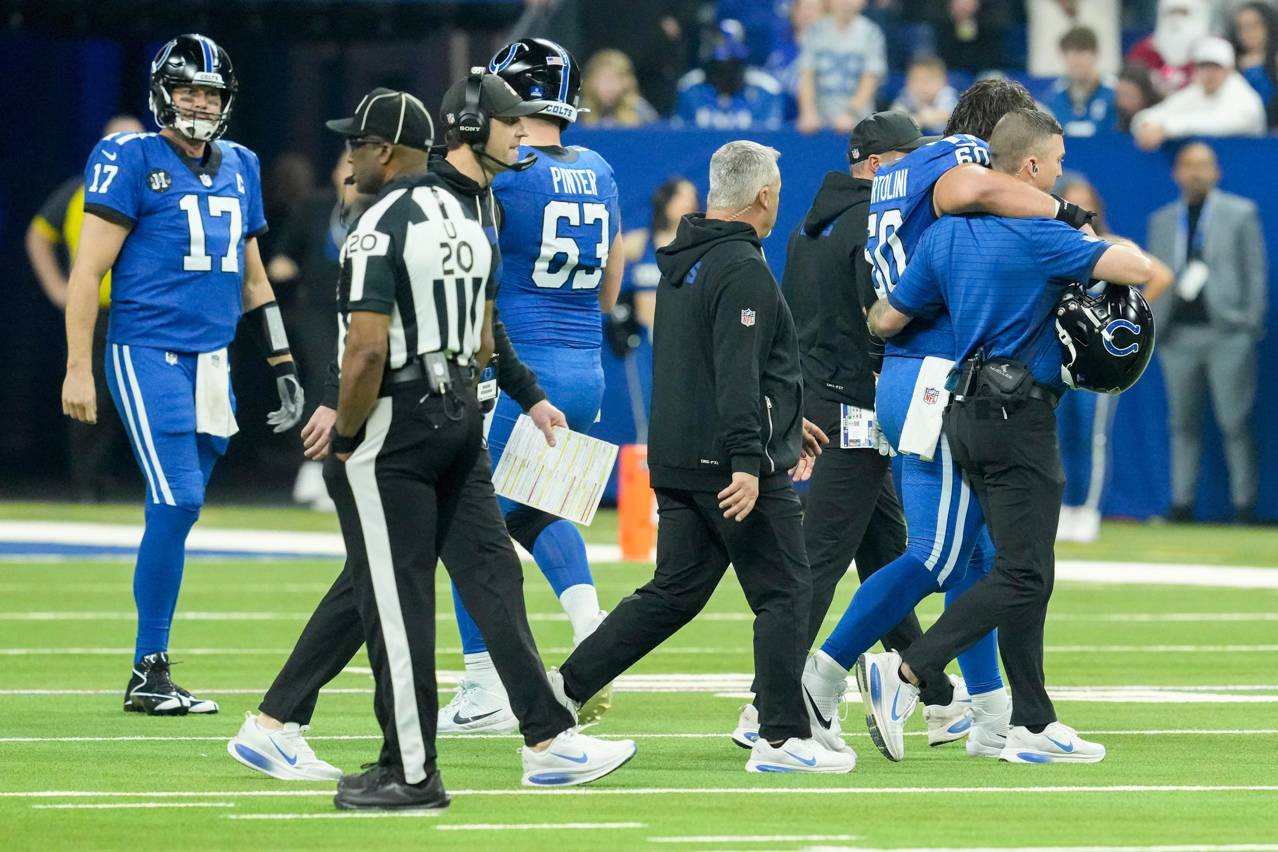 Colts get more bad news on injury report with offensive line