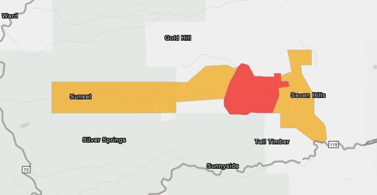 Evacuations ordered for wildfire west of Boulder