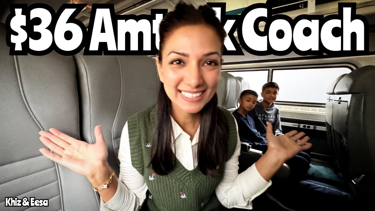 $36 Amtrak Cascades ride: Portland to Seattle coach class experience