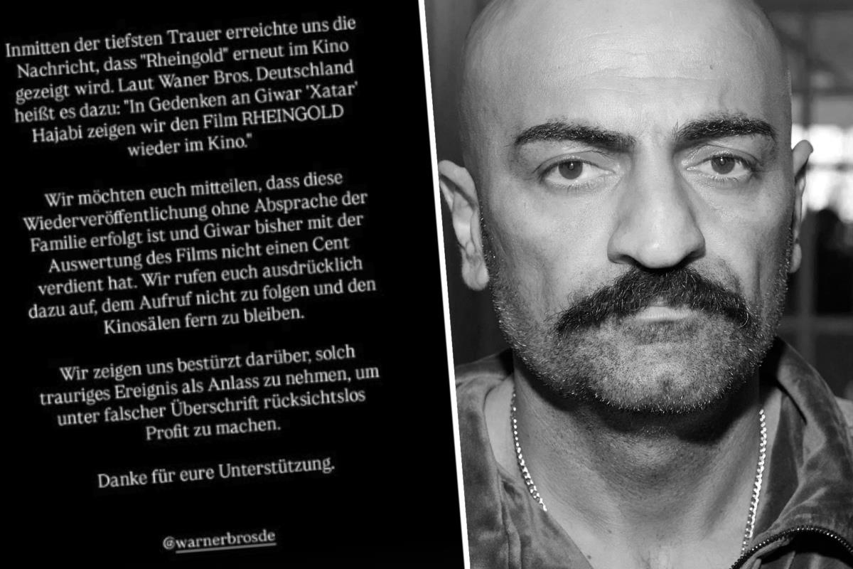 Nach Xatars Tod: Familie von Rap-Legende kritisiert Kino-Comeback von ...