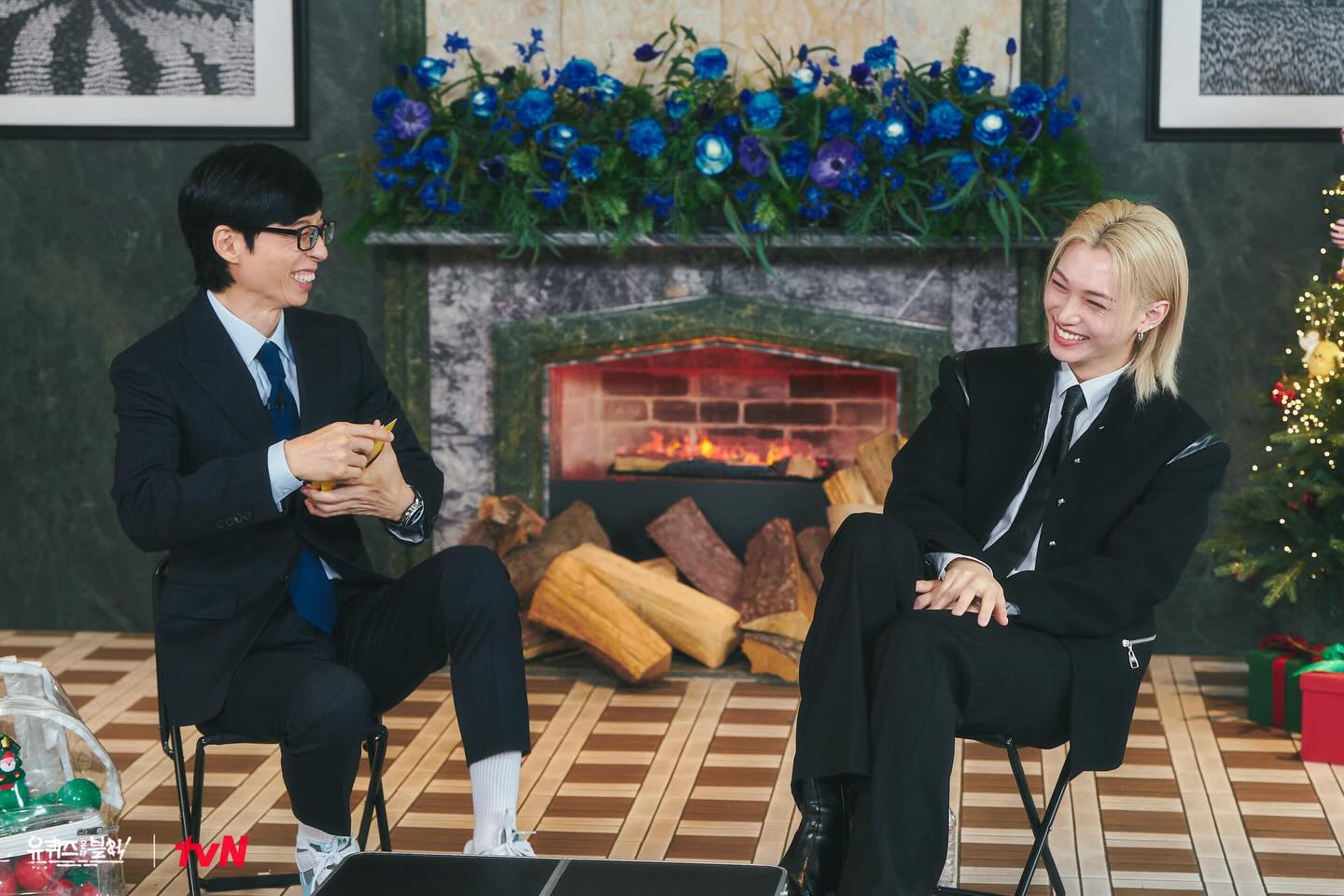 용복 리 패밀리의 이야기 궁금하다면... 조세호 지운 '유퀴즈', 유재석-필릭스 만남 공개