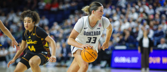 Zags’ Lauren Whittaker sweeps conference weekly honors