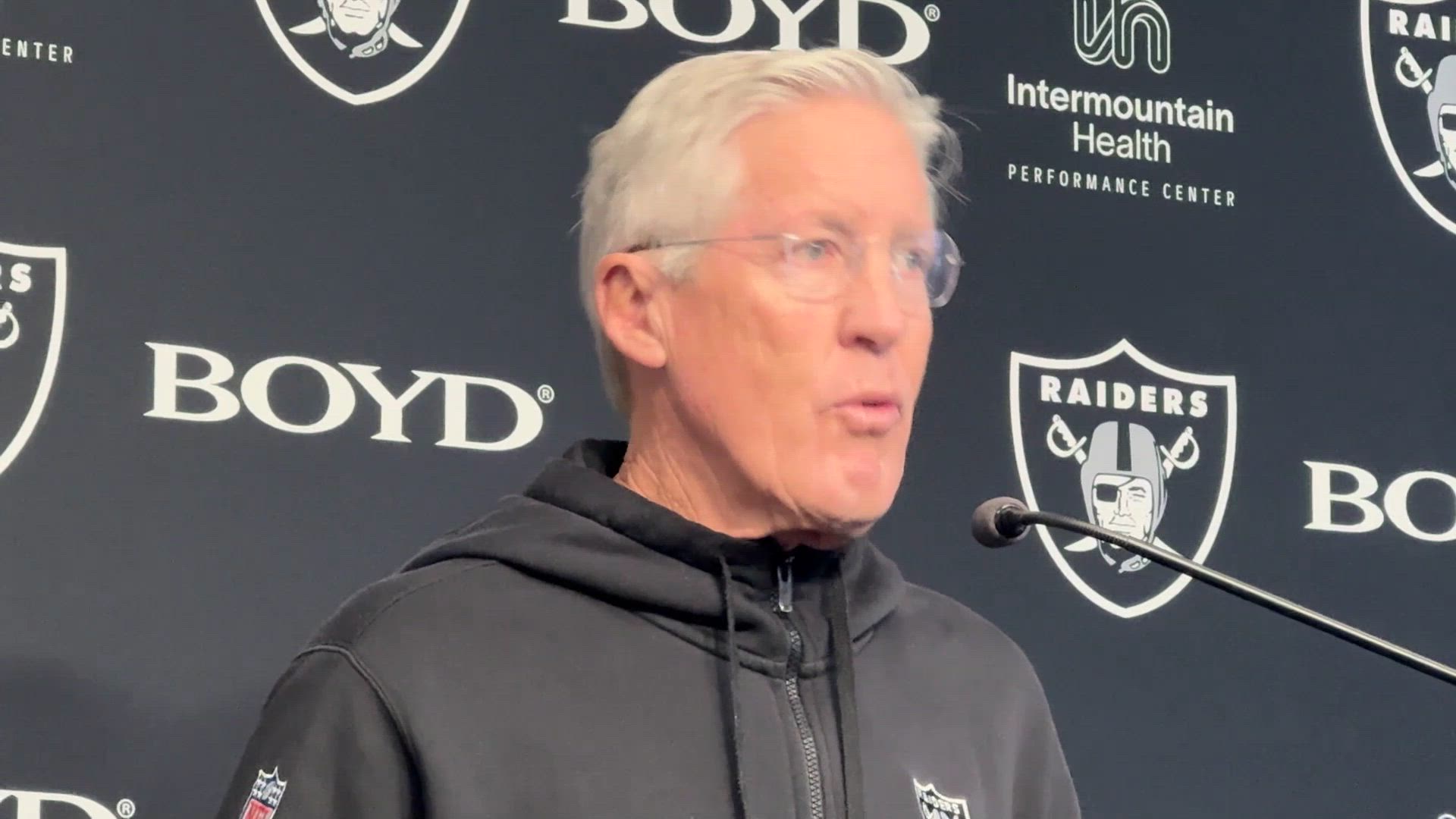 Las Vegas Raiders HC Pete Carroll notes Darien Porter’s continued ...