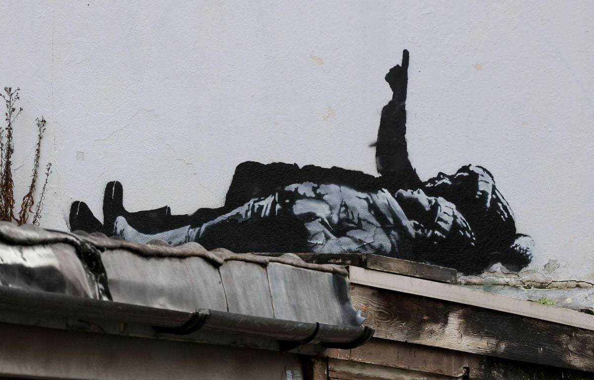 Royaume-Uni : Un nouveau pochoir de Banksy apparaît dans une rue de Londres