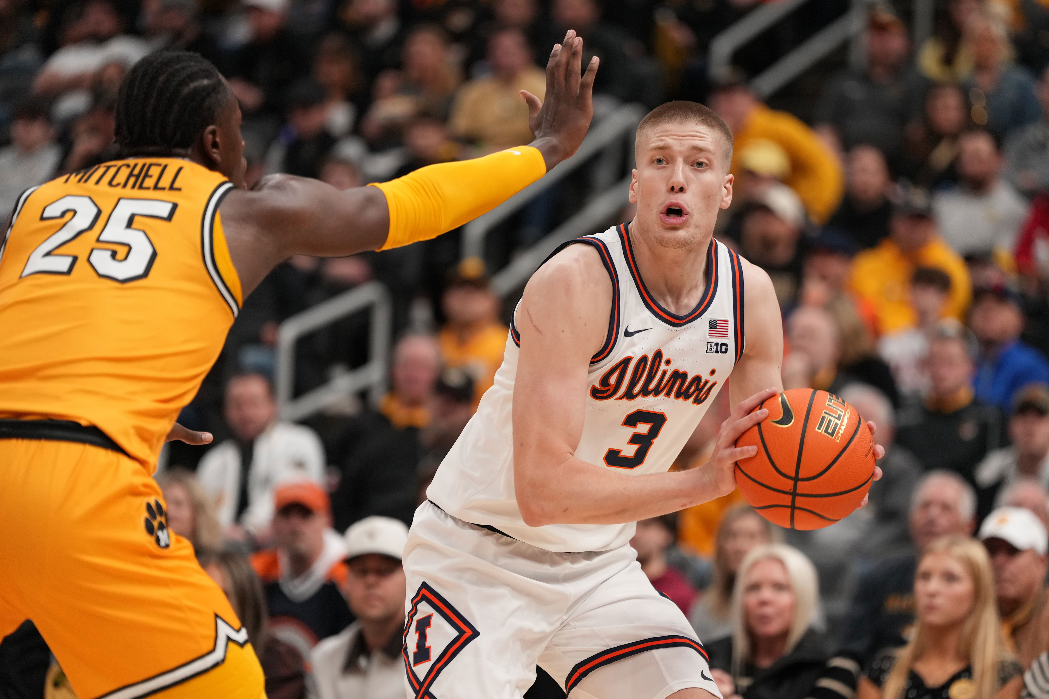 Wagler powers No. 20 Illinois past Missouri 91-48 for biggest blowout ...