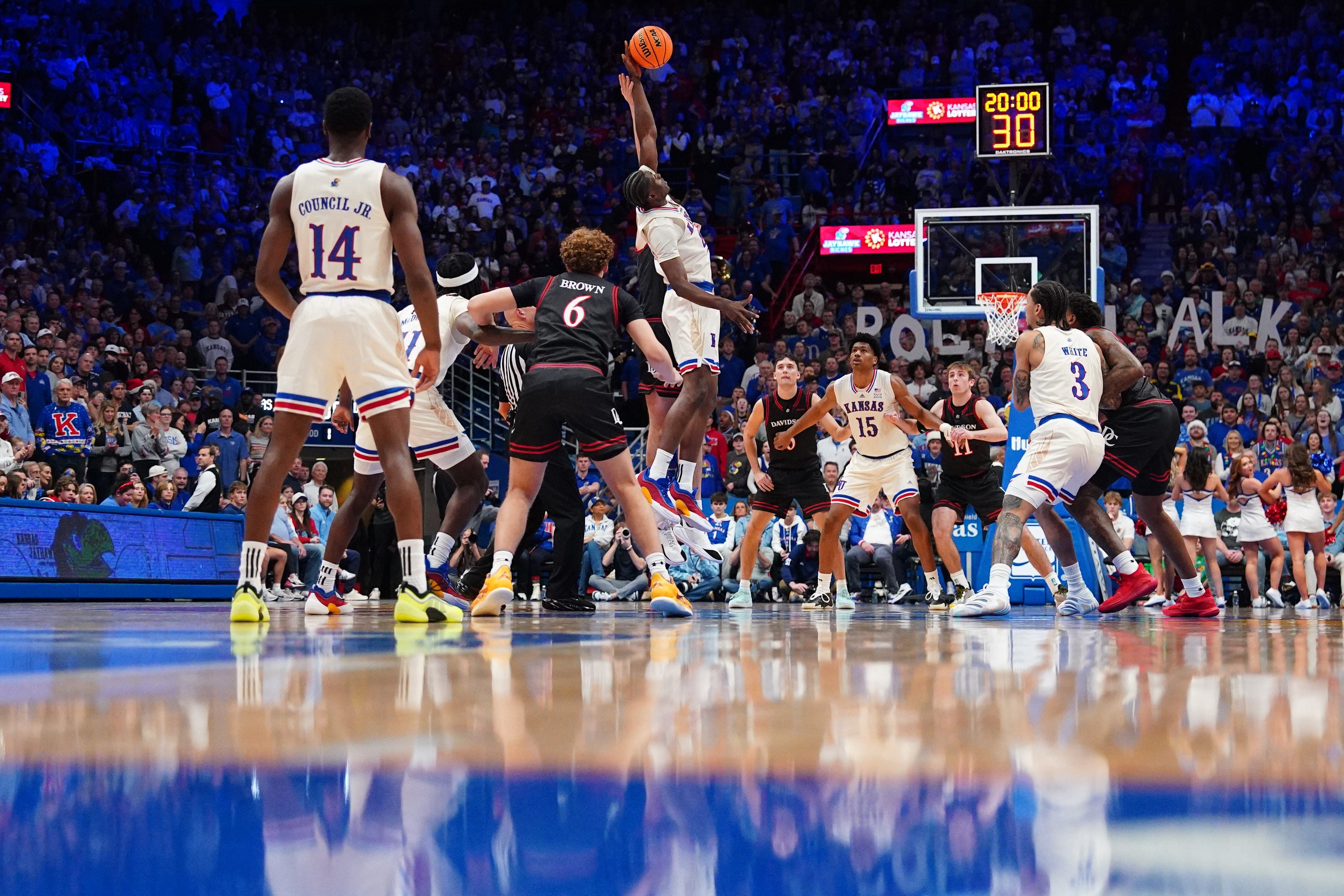 Kansas basketball vs Davidson final score, highlights: KU wins in rout