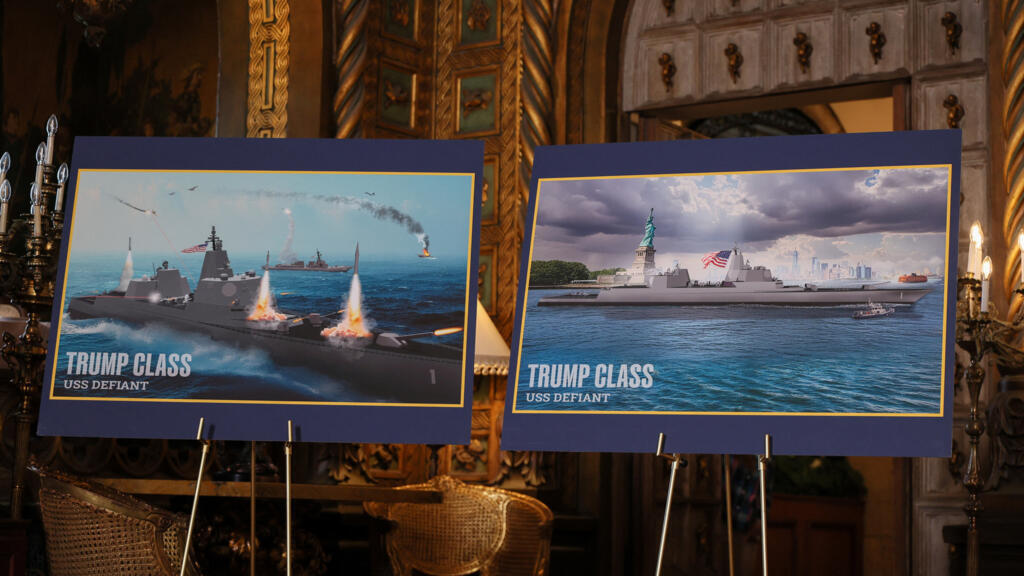 Donald Trump lance une nouvelle classe de navires de guerre, la « Trump ...