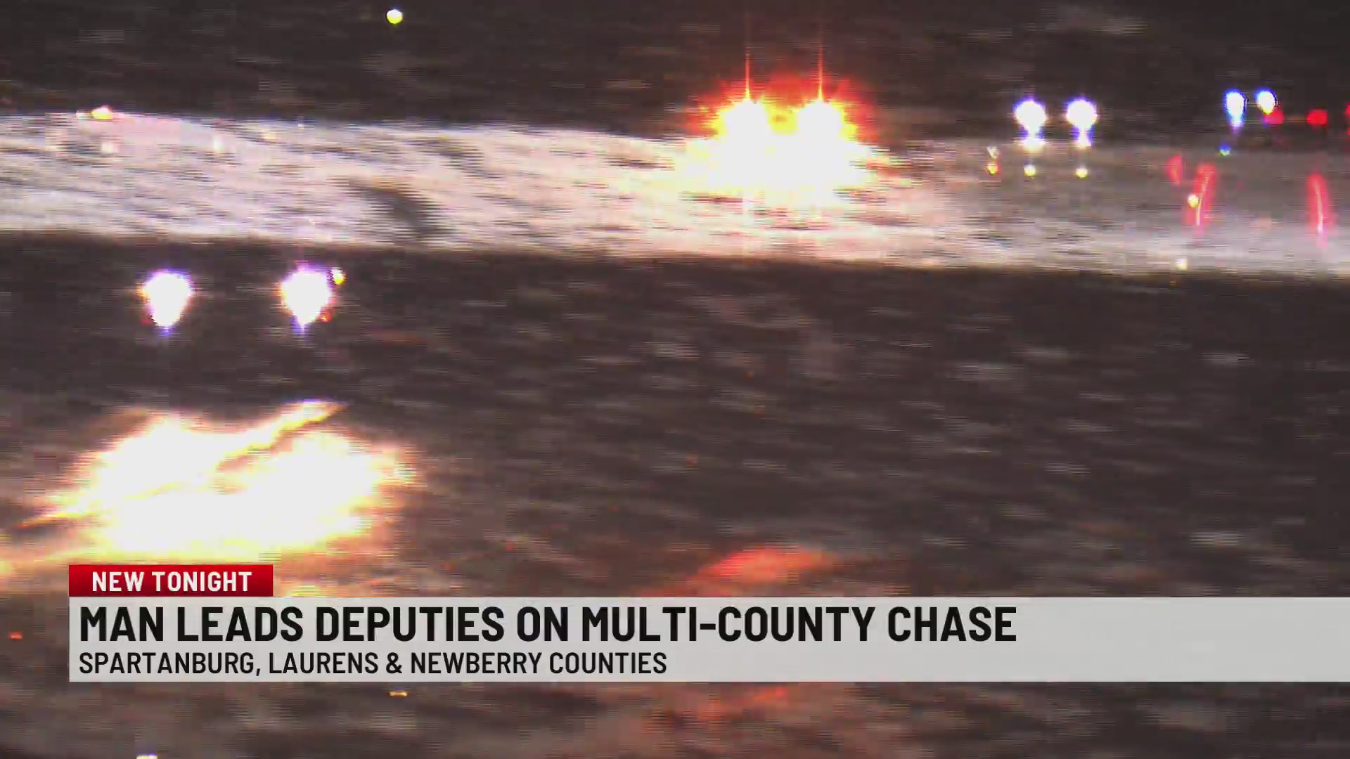 Man jailed after multi-county chase in Upstate deputy's stolen car