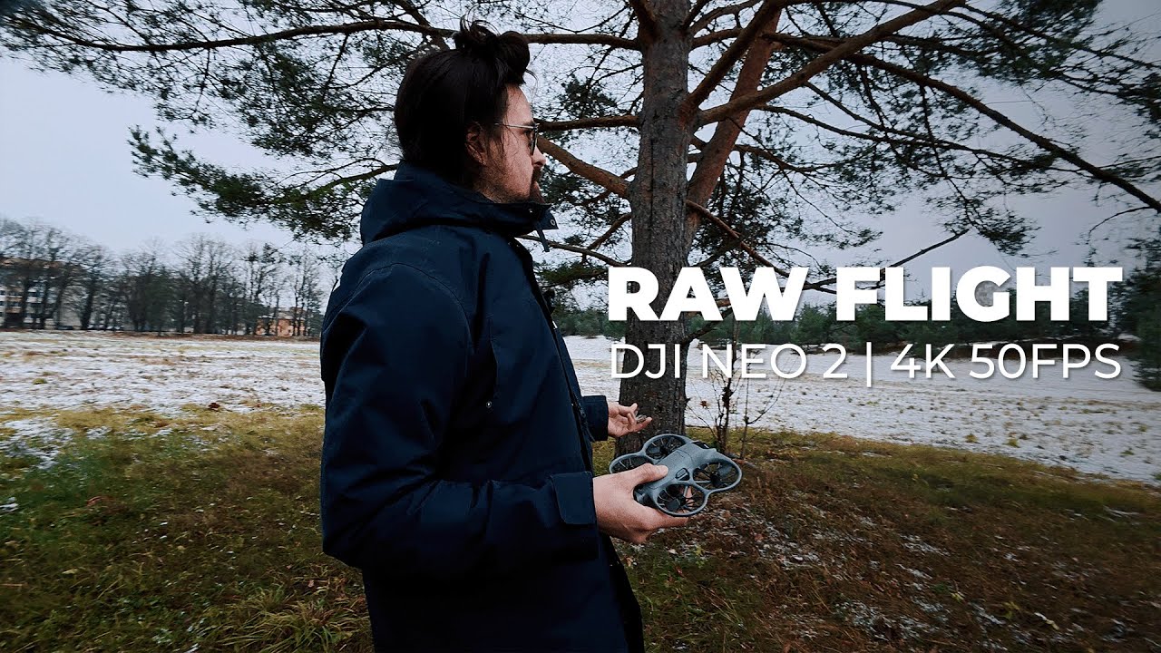 DJI NEO 2 – Full raw flight test (50fps, real-time commentary)