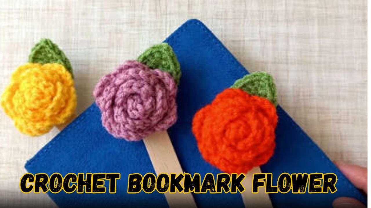 Crochet bookmark flower: Bookmark crochet tutorial and tips