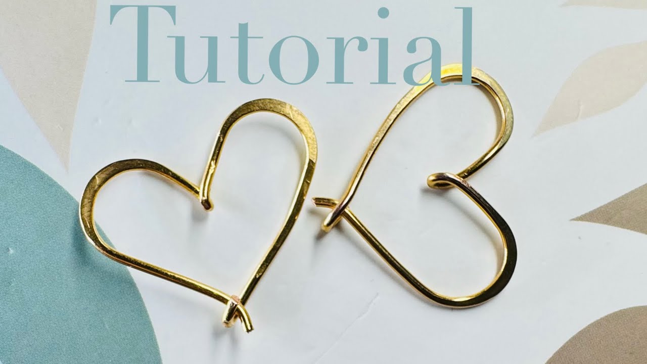 DIY heart earrings: Simple & stylish craft tutorial