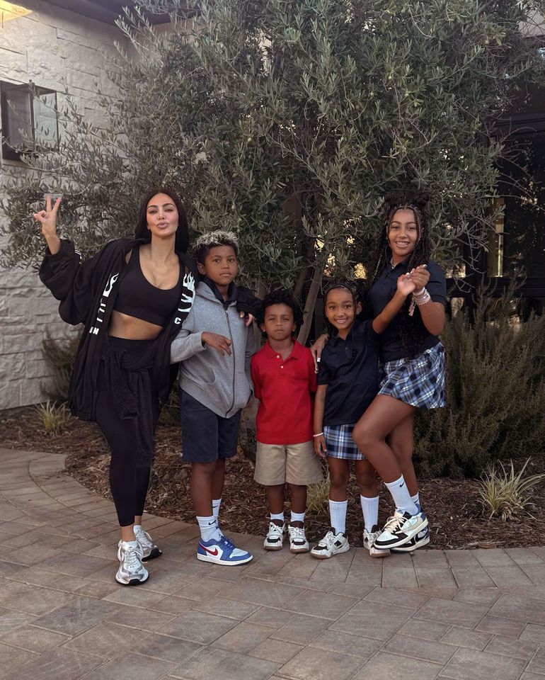 The Kardashian-Jenner family shows their support for North West, 12, as ...