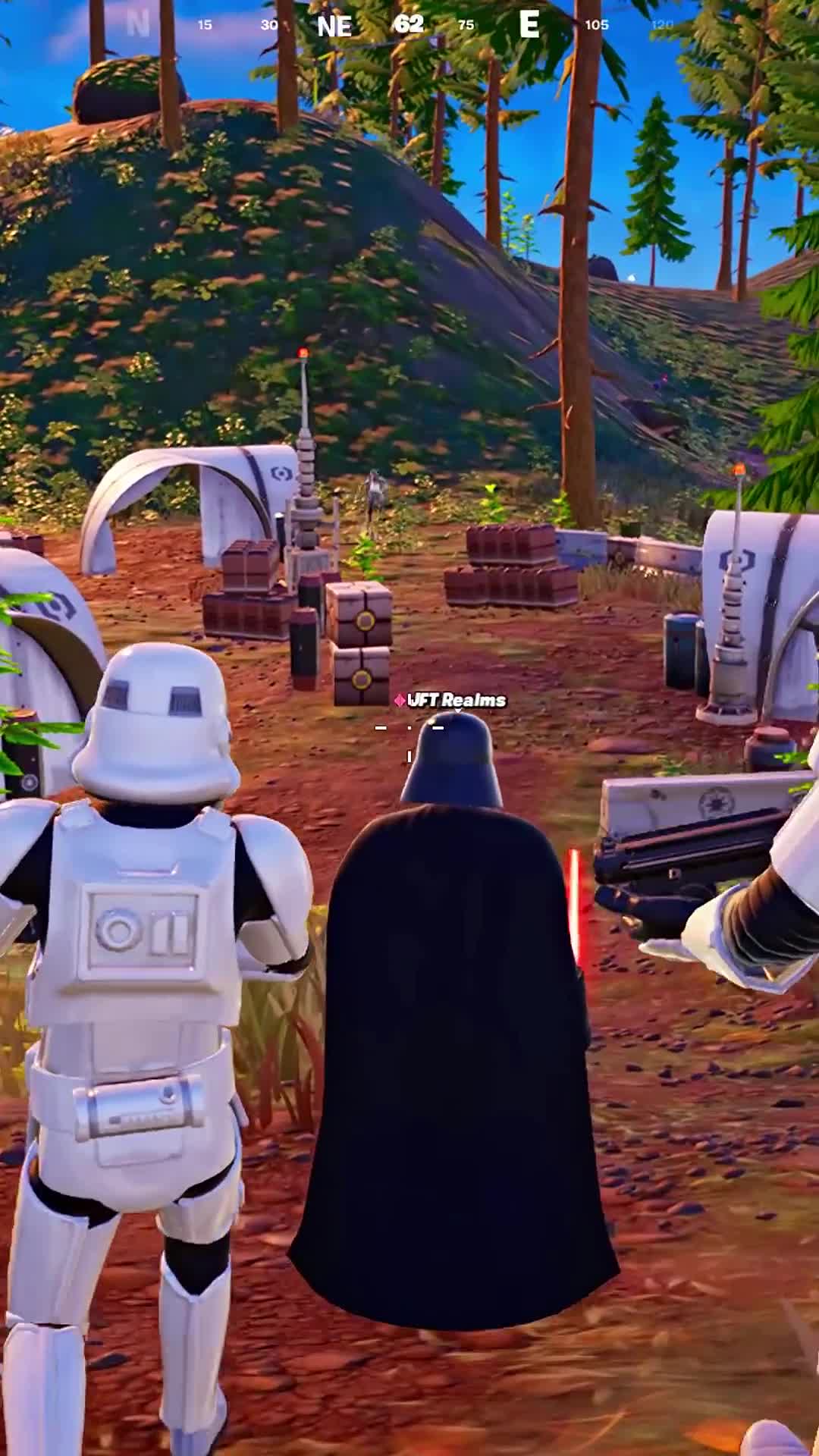 Pretending to be fake Darth Vader😭