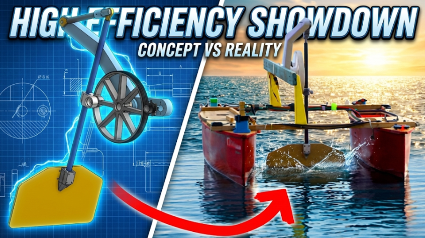 Propeller killer paddle test – efficiency vs standard propeller