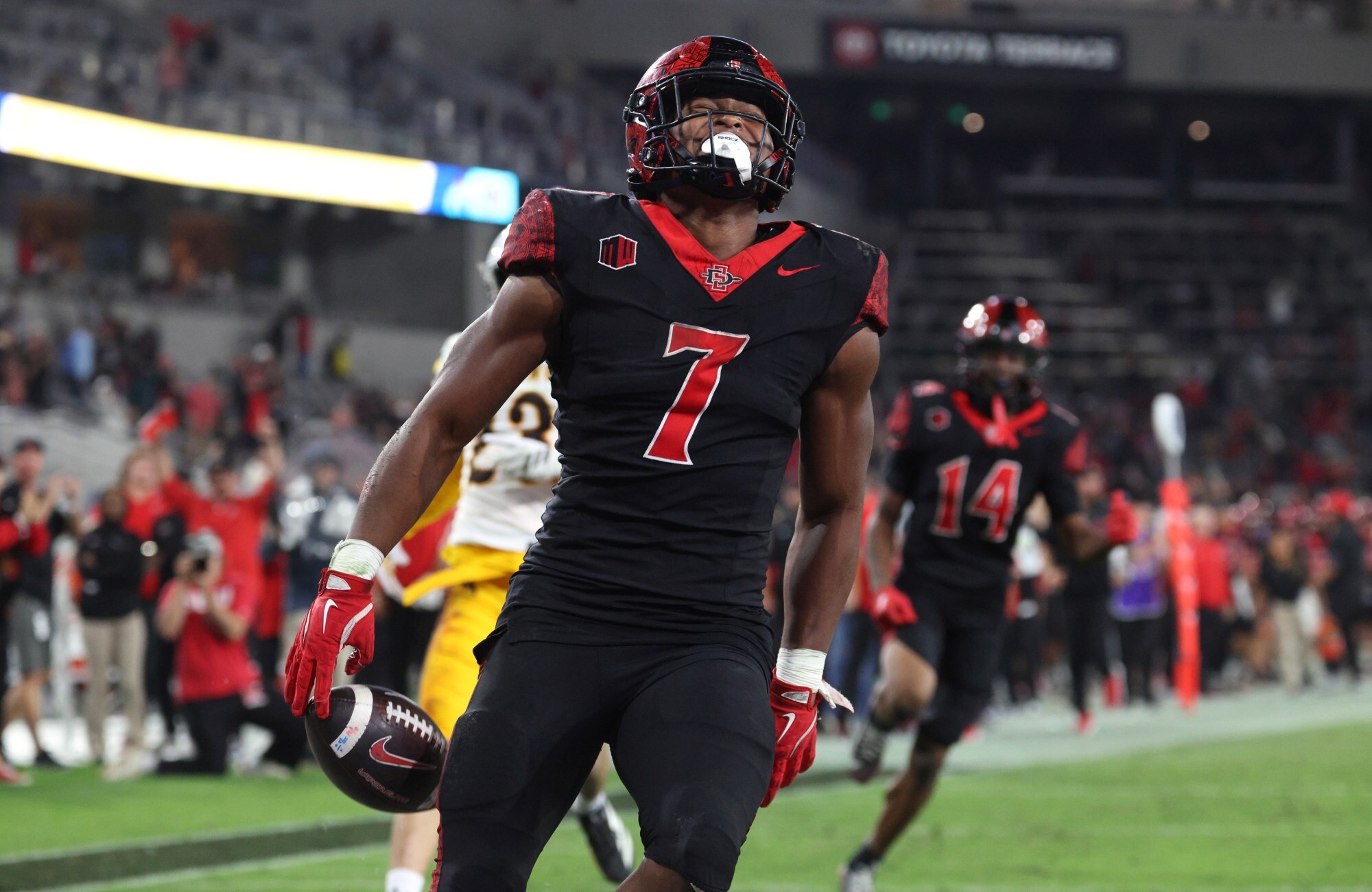 San Diego State running back Lucky Sutton returning in 2026 to 'finish ...