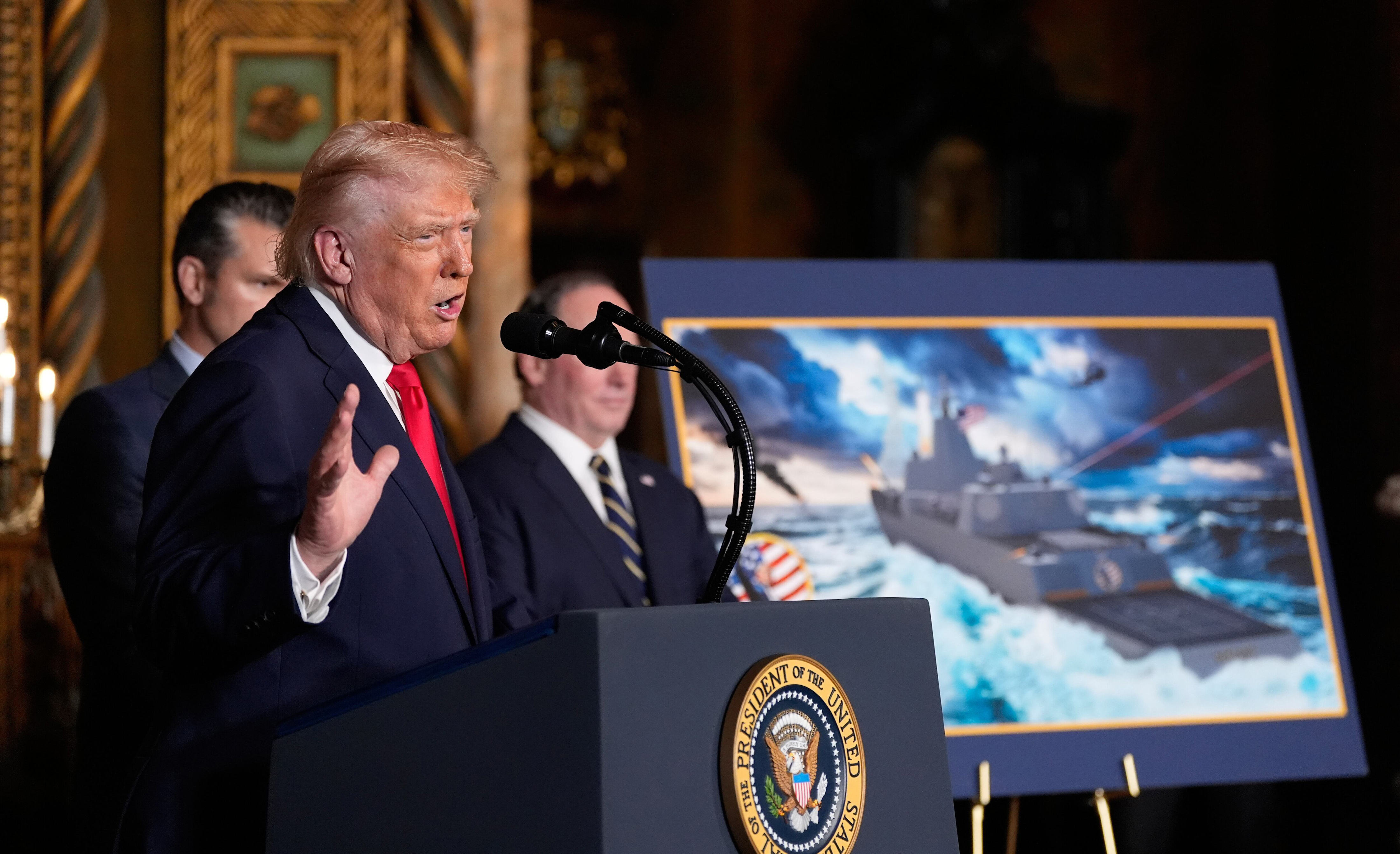Trump unveils 'Golden Fleet' with 100x power