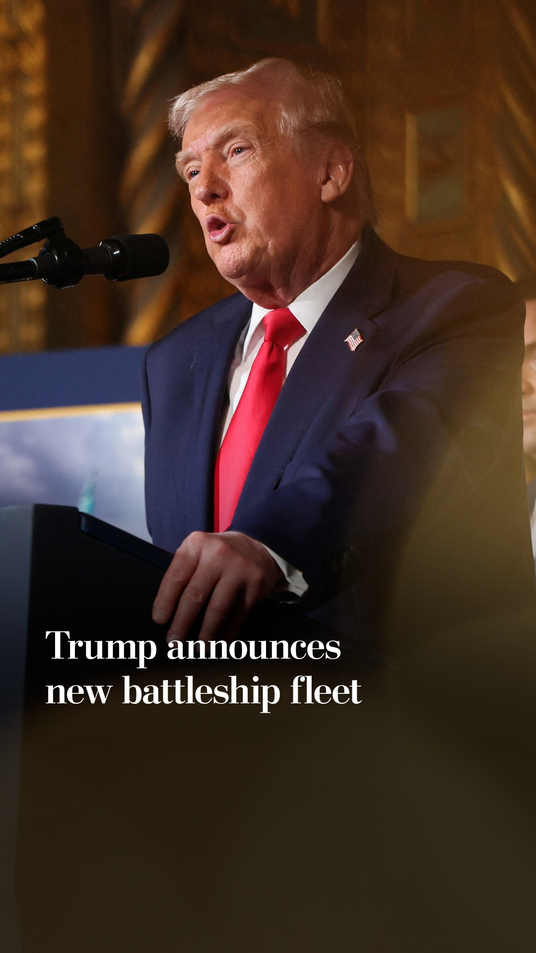 Trump announces new battleship fleet