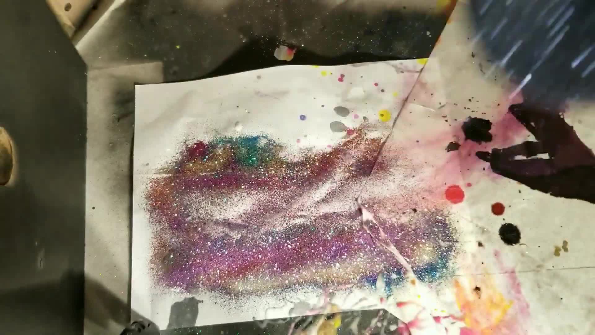 🌈Rainbow glitter tumbler tutorial