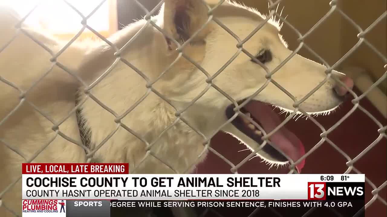 Cochise County to operate first animal shelter