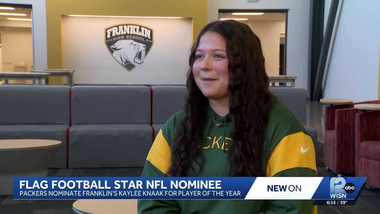 Green Bay Packers nominate Franklin's Kaylee Knaak for national flag ...