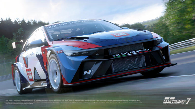 Hyundai Elantra N TCR race car joins Gran Turismo 7 lineup