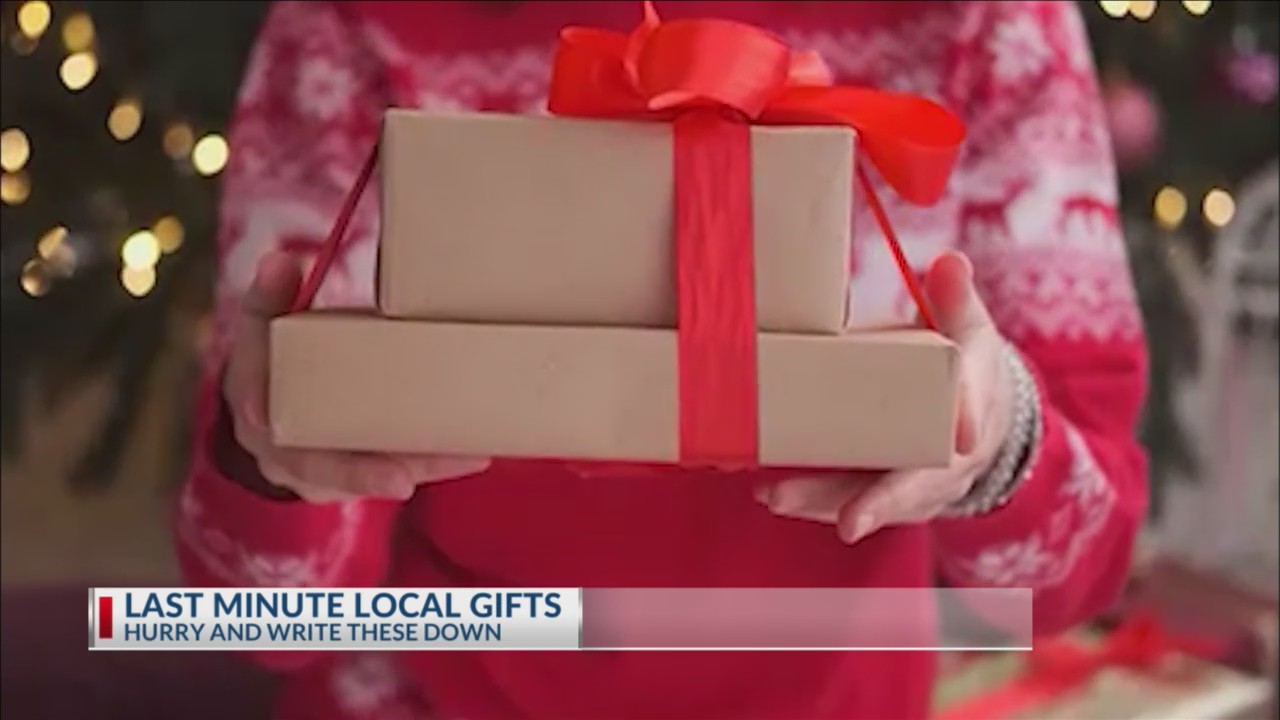 Last minute local gifts, write these down