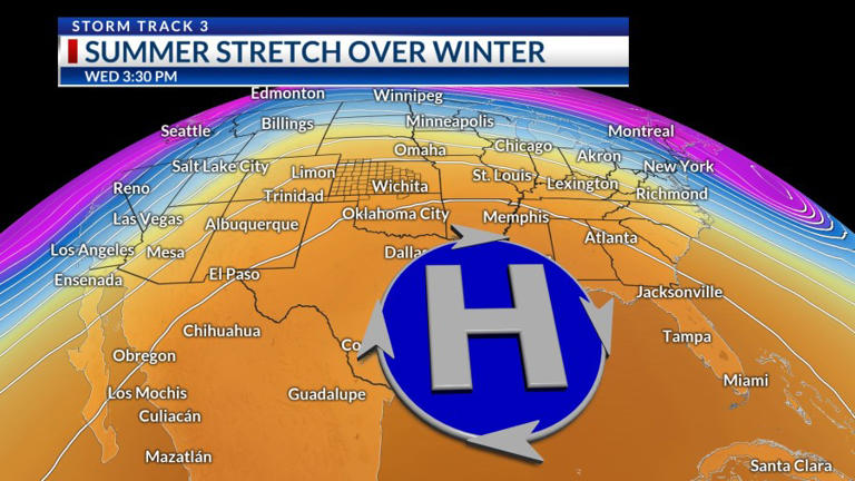 Storm Track 3 forecast: Trading in winter for summer, records set to break