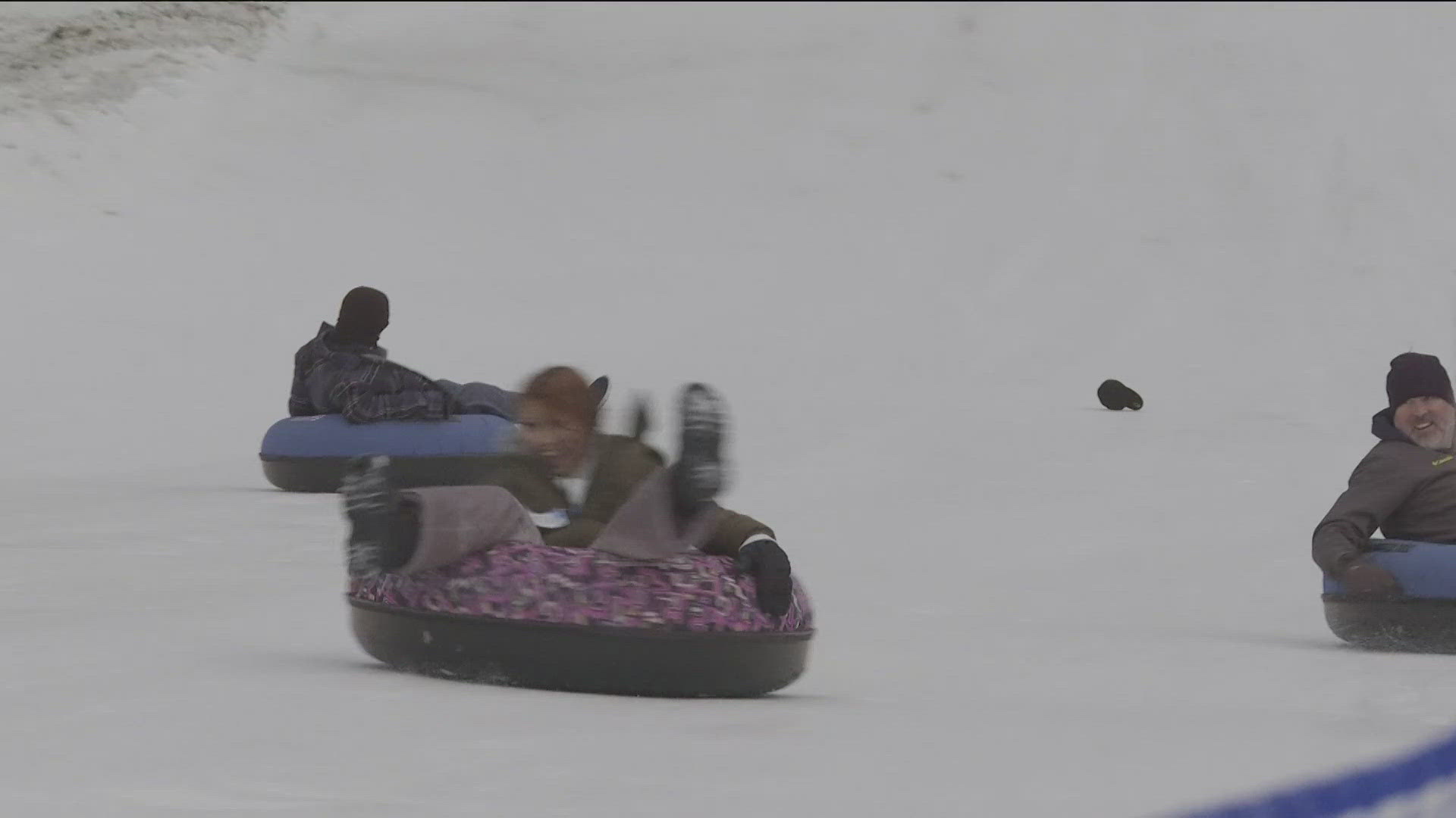 Bogus Basin tubing hill welcomes first thrill-seekers of winter season