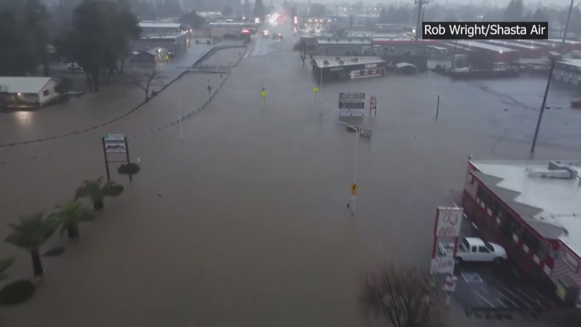 At least one dead after flash floods hit Redding during powerful storm
