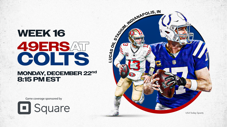 49ers vs. Colts live updates: Start time, TV channel for Week 16 game