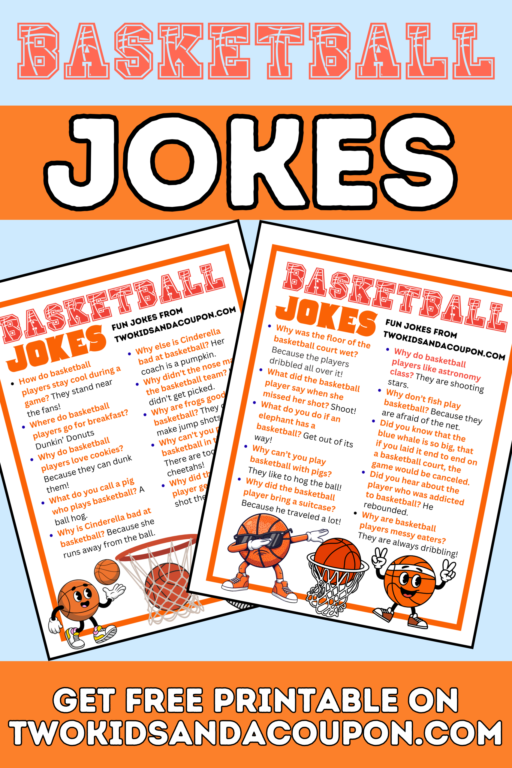 Score big laughs with our 20 best basketball jokes