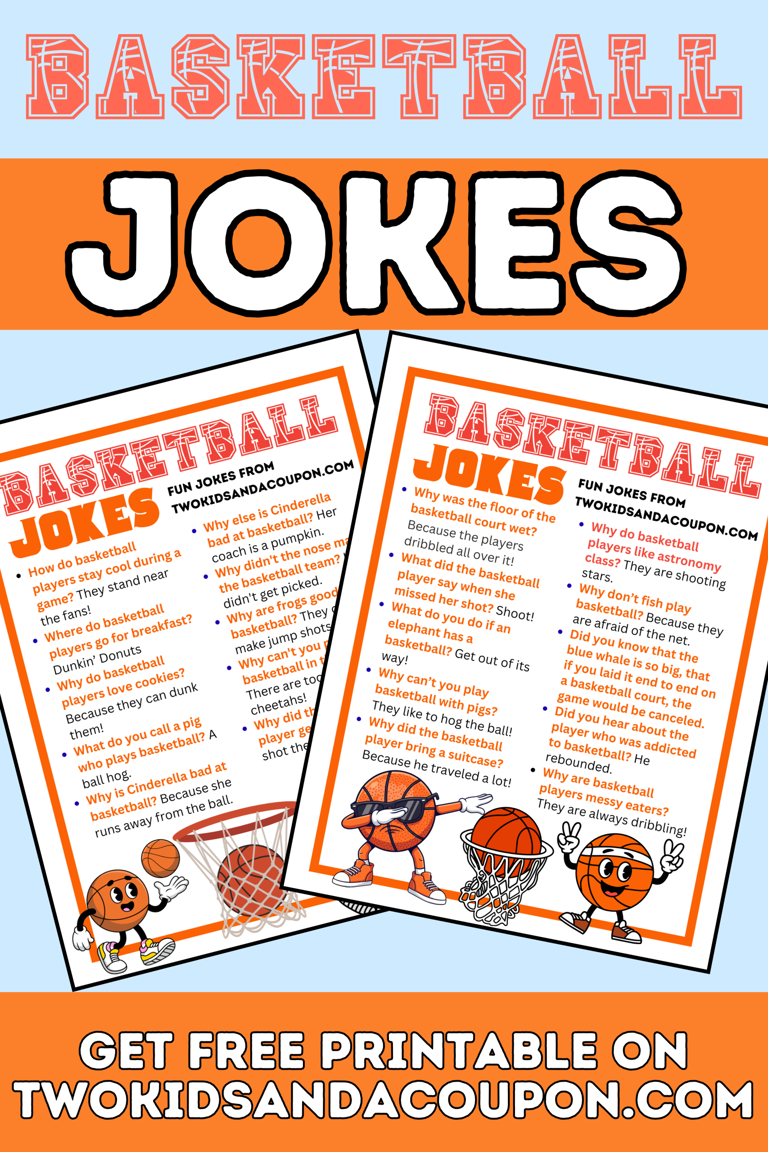Score big laughs with our 20 best basketball jokes